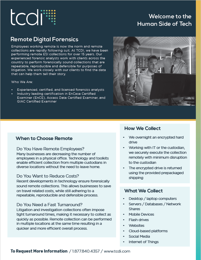 6 Things You Should Know About Remote Digital Forensics